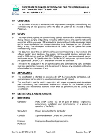 534601453-QP-Spec-for-Pre-commissioning-and-New-Commissioning-of-New ...