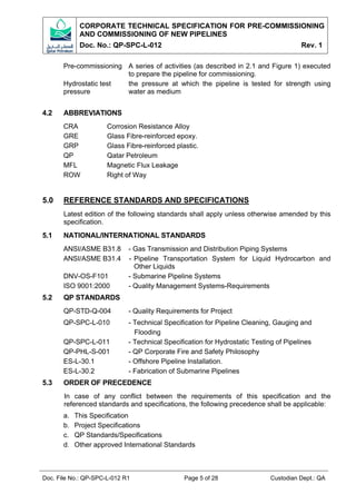 534601453-QP-Spec-for-Pre-commissioning-and-New-Commissioning-of-New ...