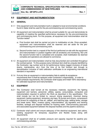 534601453-QP-Spec-for-Pre-commissioning-and-New-Commissioning-of-New ...