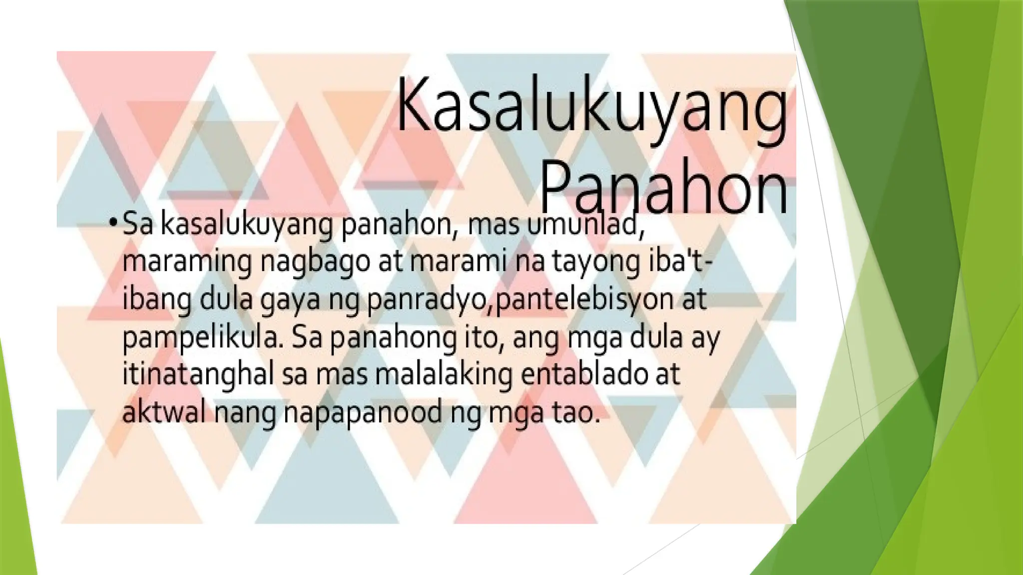 Mga Dula sa Ibat-ibang Panahon sa Filipino | PPTX