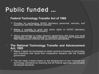 Technology Transfer: Global trends in Tech Transfer | PPT