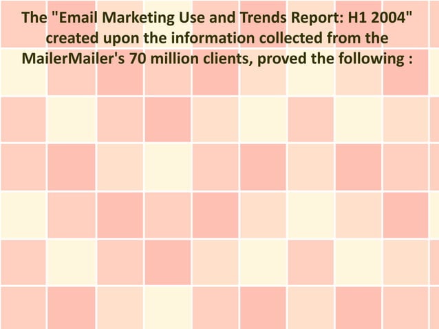 Advertising Through Email | PPTX | Email | Internet