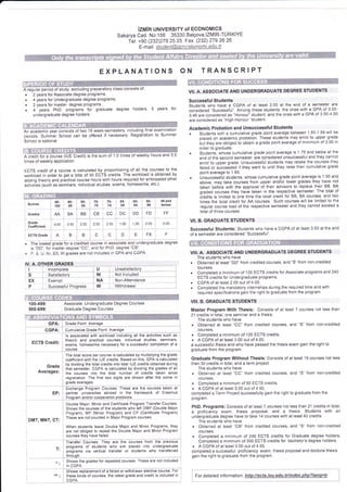 MBA Transcript 2005 | PDF