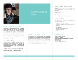Business Flyer-Liz's Paralegal Services | DOCX