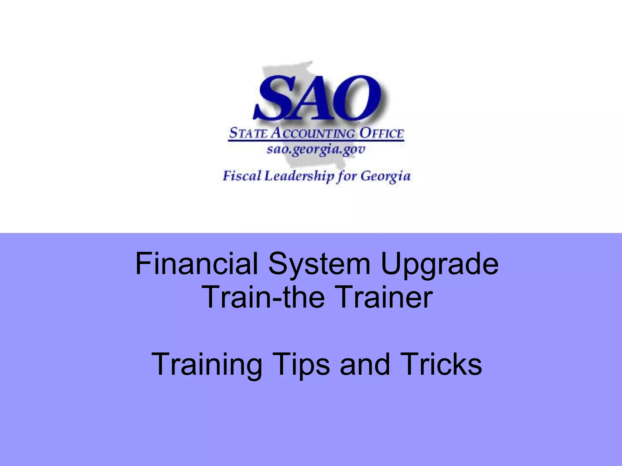 training facilitation tips | PPT