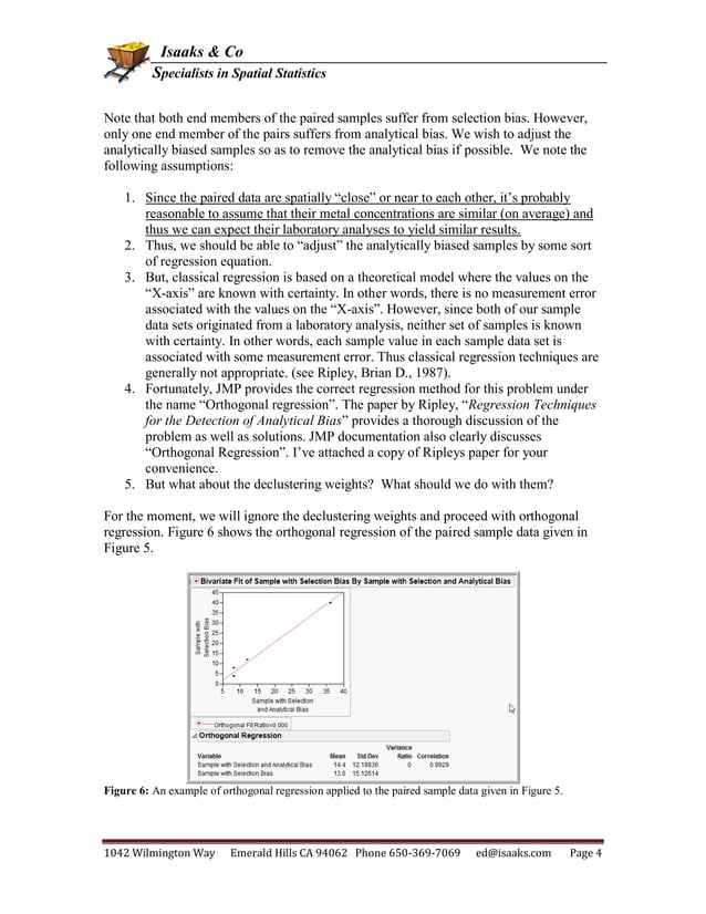 Detecting Analytical Bias - Isaaks | PDF