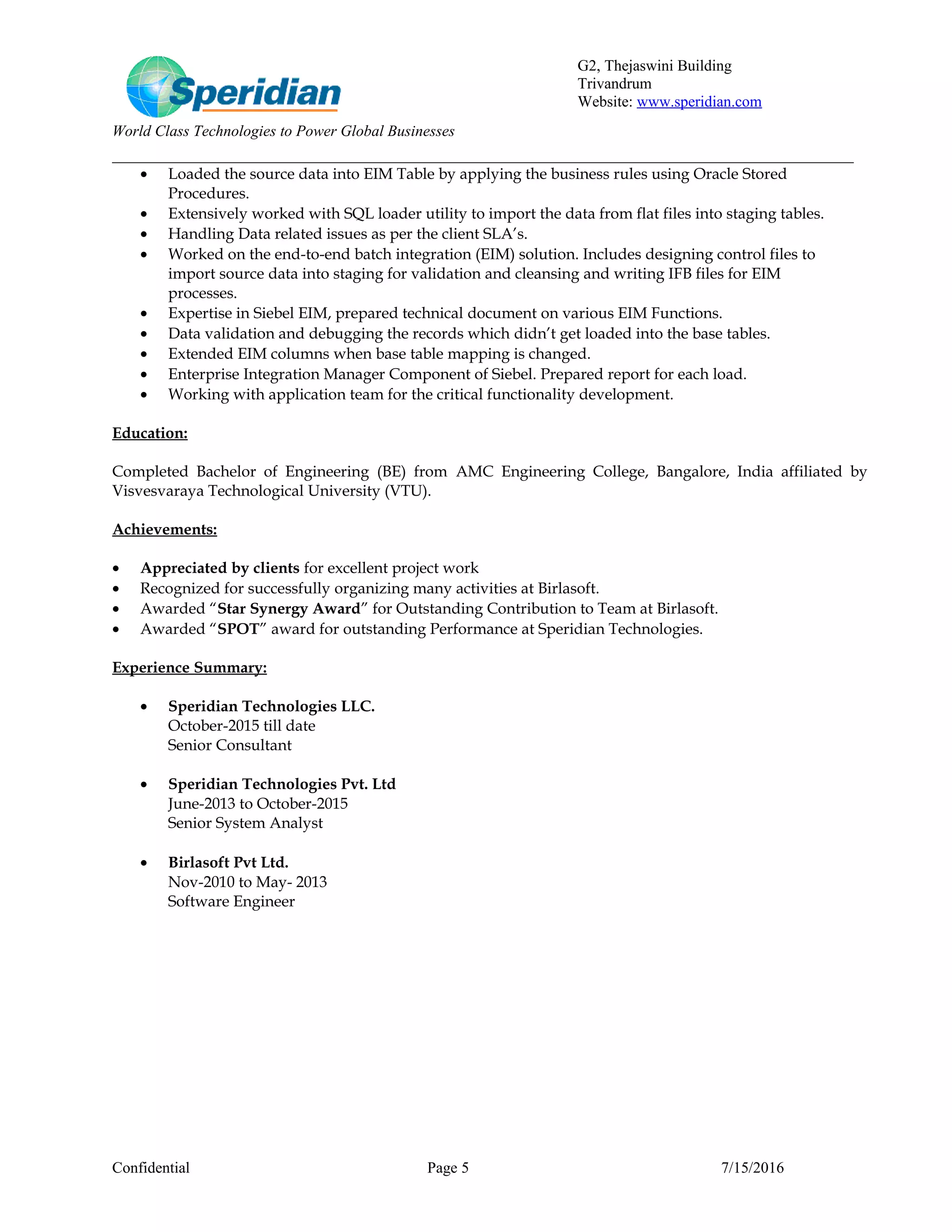 SP1740_Vivek Kumar_Speridian | DOC