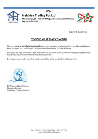 Experience Letter-2 | PDF