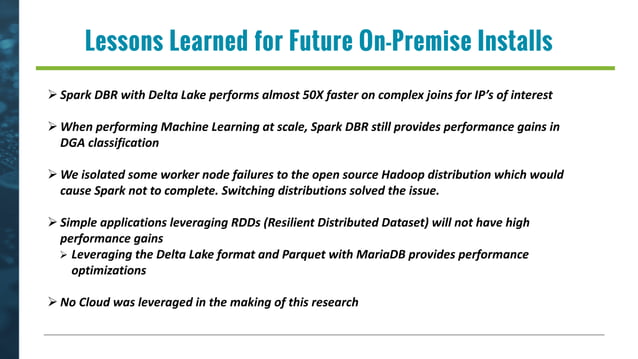 Apache Spark vs Apache Spark: An On-Prem Comparison of Databricks and Open-Source Spark | PDF ...