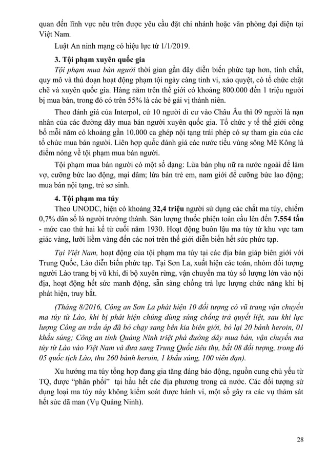 TÀI LIỆU TẬP HUẤN PHƯƠNG PHÁP GIẢNG LỒNG GHÉP GIÁO DỤC QUỐC PHÒNG VÀ AN NINH TRONG TRƯỜNG TIỂU ...