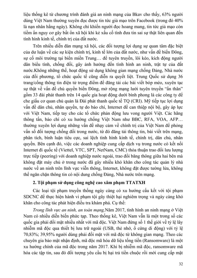 TÀI LIỆU TẬP HUẤN PHƯƠNG PHÁP GIẢNG LỒNG GHÉP GIÁO DỤC QUỐC PHÒNG VÀ AN NINH TRONG TRƯỜNG TIỂU ...