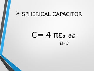 PPT on capacitors and its application and simplifications | PDF