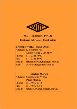 WDT Brochure | PDF