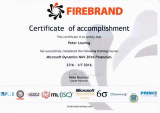 Peter Louring - Firebrand - Dynamics NAV | PPT