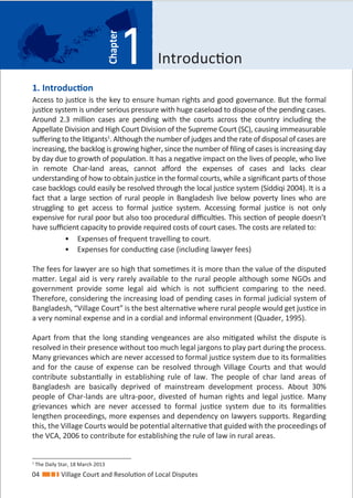 CUB-Village Court Study | PDF