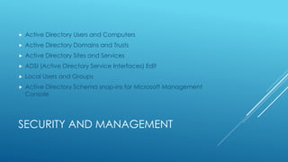 Active Directory Roundtable | PPTX | Databases | Computer Software and ...