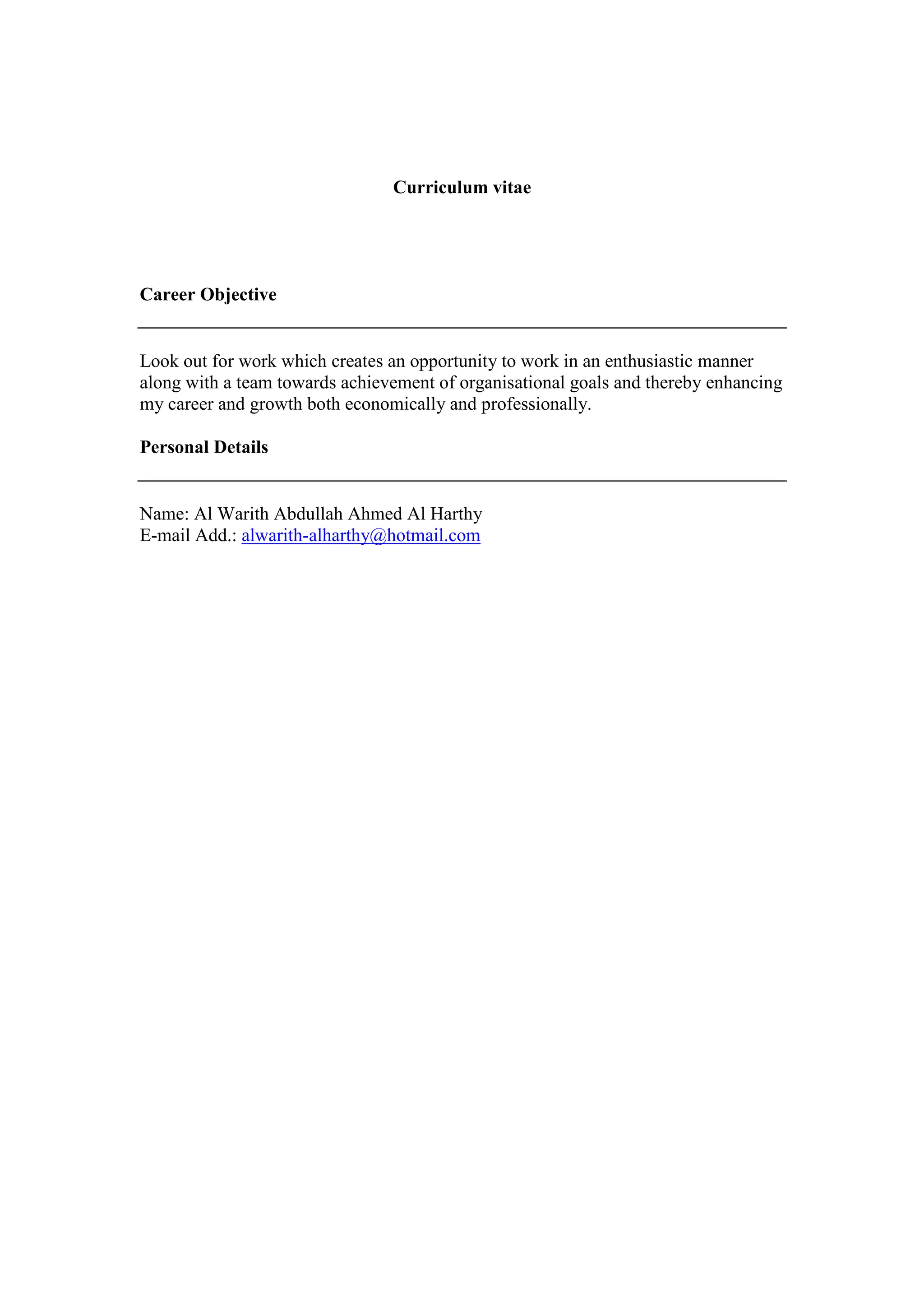 Curriculum vote(linkedin) | PDF