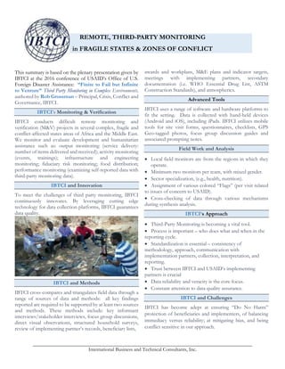3rd Party Monitoring in Fragile States (1) | PDF