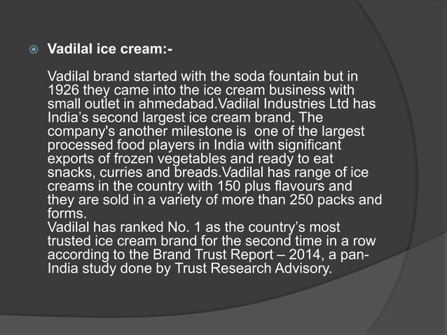 Amul ice-cream & competitors | PPTX