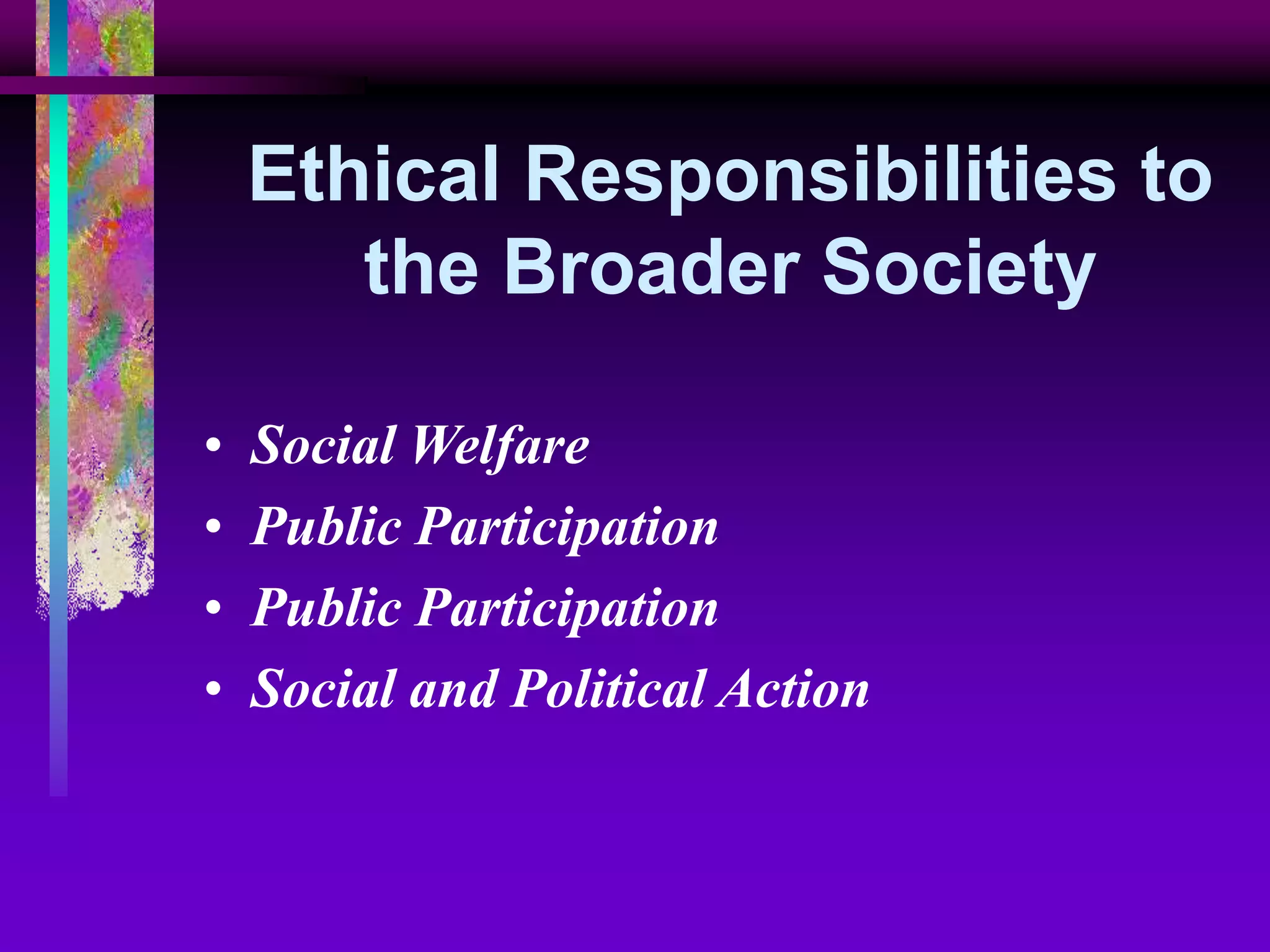 Code of ethics NASW | PPTX