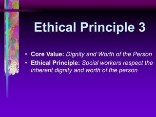 Code of ethics NASW | PPTX