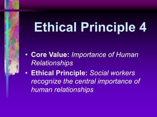 Code of ethics NASW | PPTX