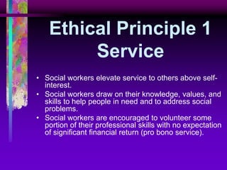 Code of ethics NASW | PPTX