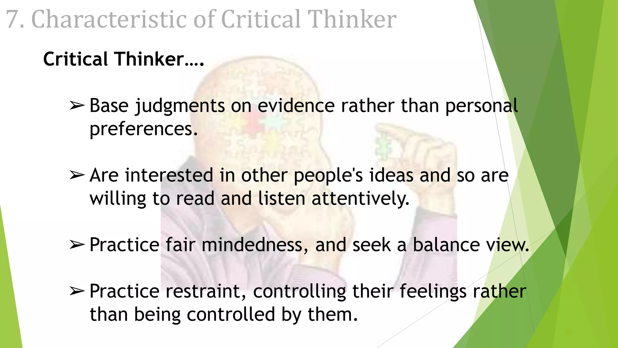 Critical Thinking | PPTX
