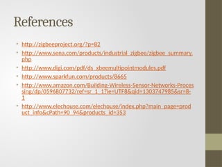 zigbee networks using xbee modules for wsn | PPT