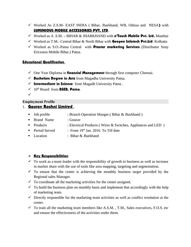 Pradeep Resume | PDF