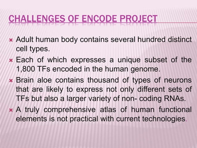 encode project | PPTX | Genetics | Science
