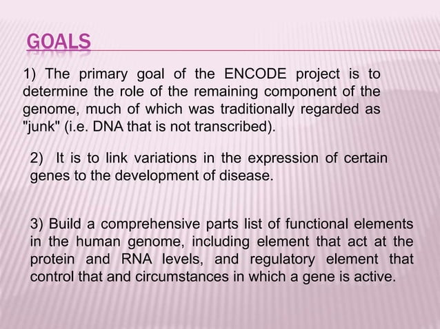encode project | PPTX | Genetics | Science