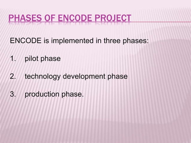 encode project | PPTX | Genetics | Science