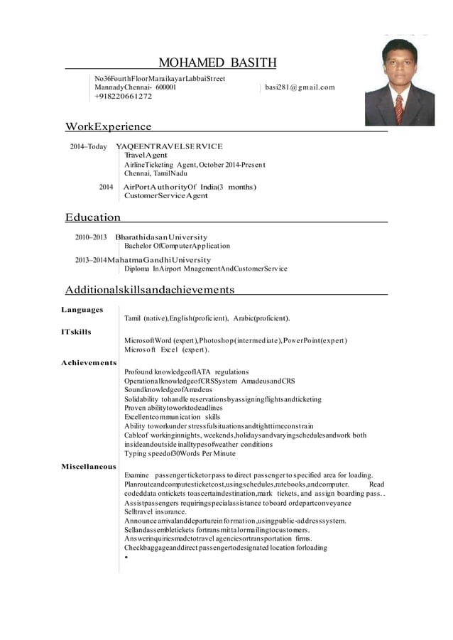 Basith CV | DOCX