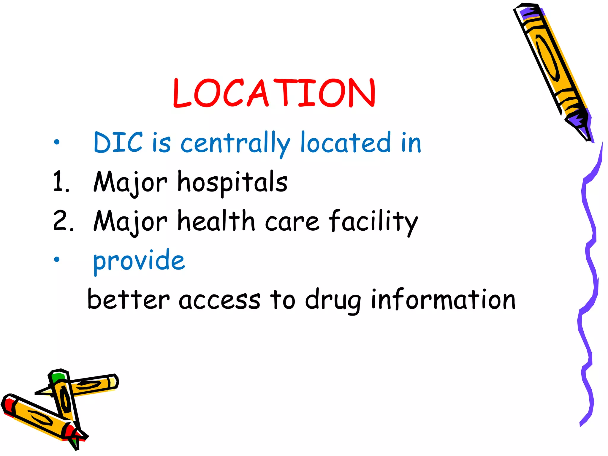 Drug Information Center | PPT