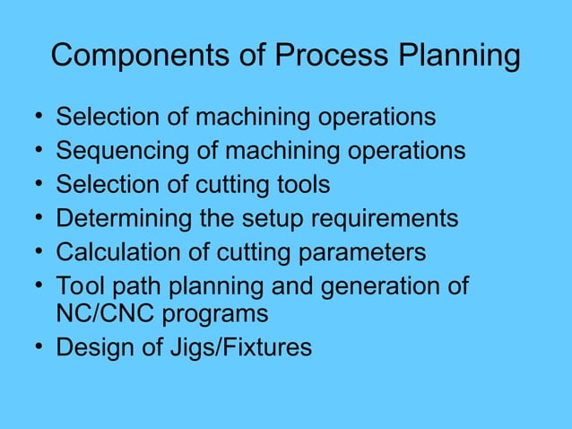 computer aided process planning and cost estimation | PPT