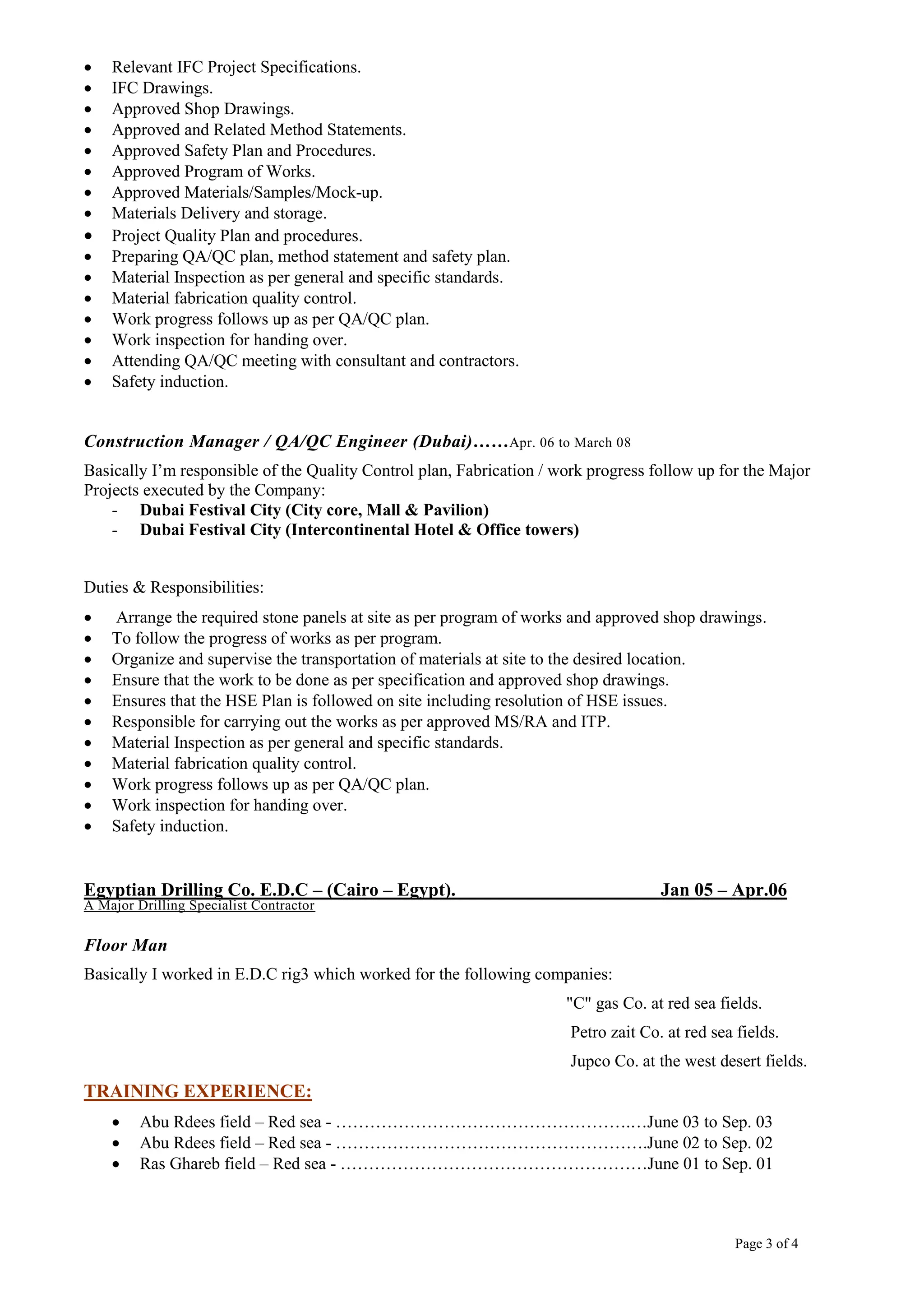 Faheem CV | PDF