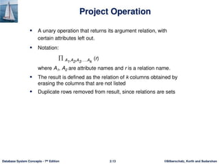 Chapter 2 - Intro to relational model - DSC | PPT