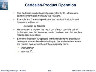 Chapter 2 - Intro to relational model - DSC | PPT
