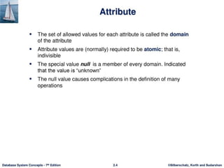 Chapter 2 - Intro to relational model - DSC | PPT
