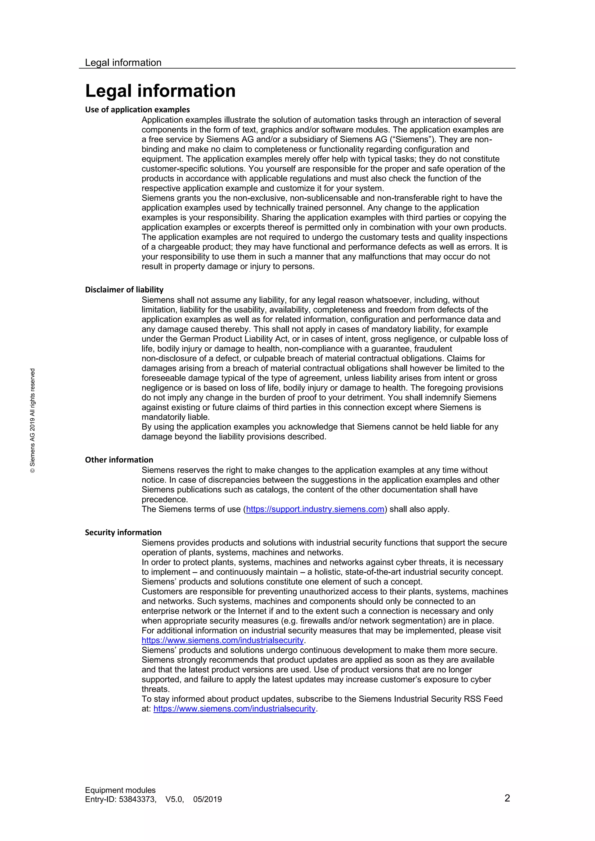 equipment modules for PCS7 | PDF