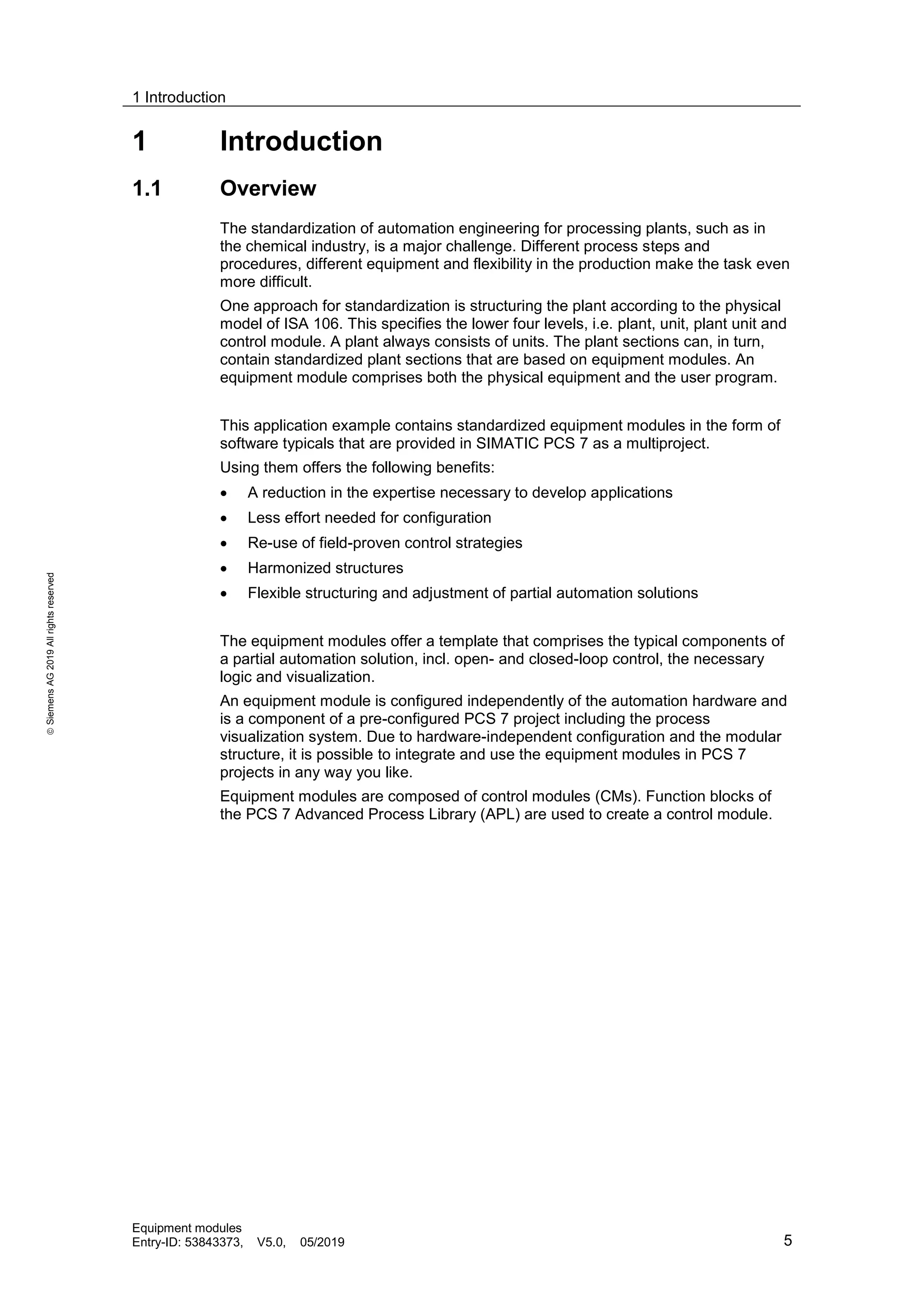equipment modules for PCS7 | PDF