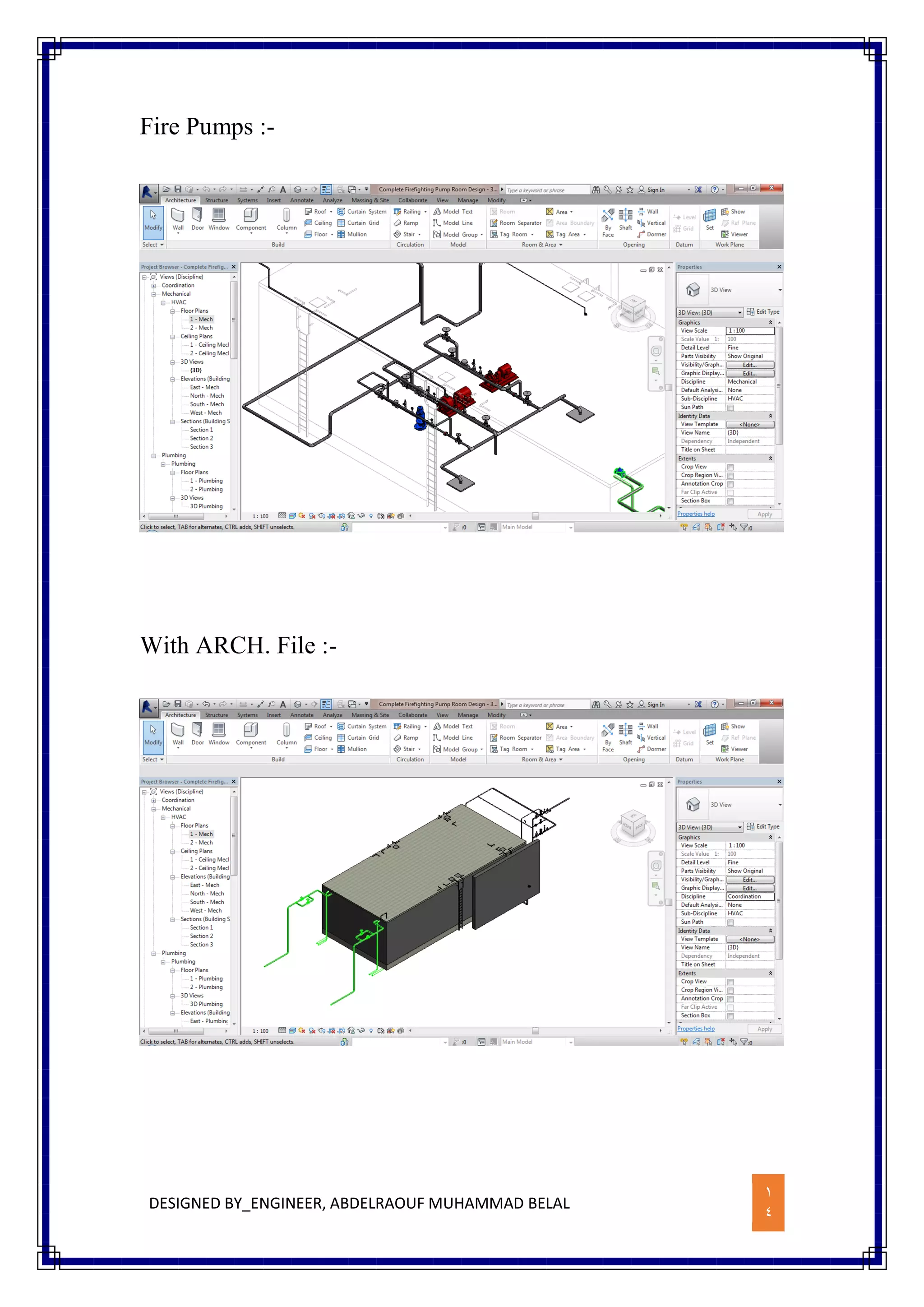 REVIT_MEP_ PORTFOLIO | PDF | Civil Engineering Industry | Industries