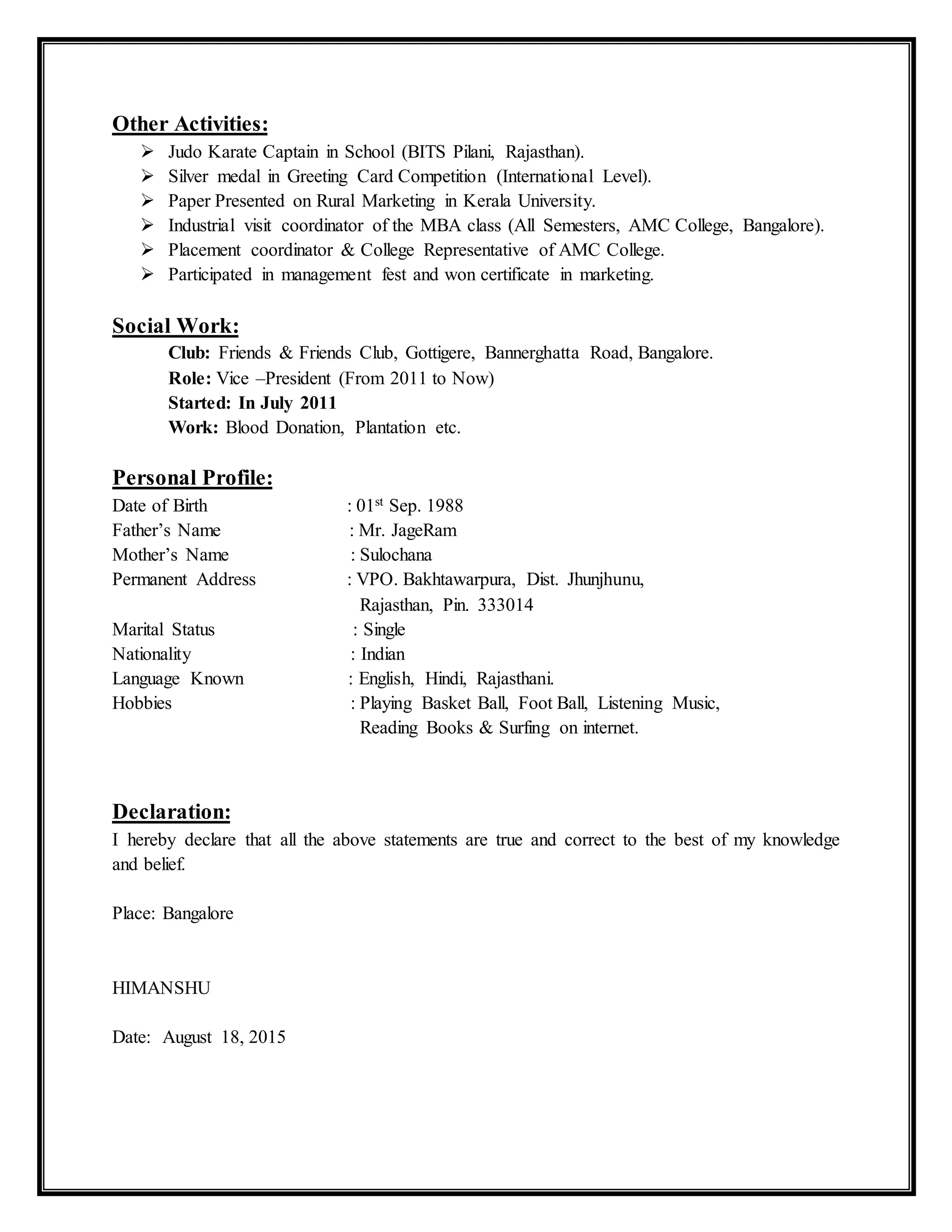 Himanshu CV.... | DOCX