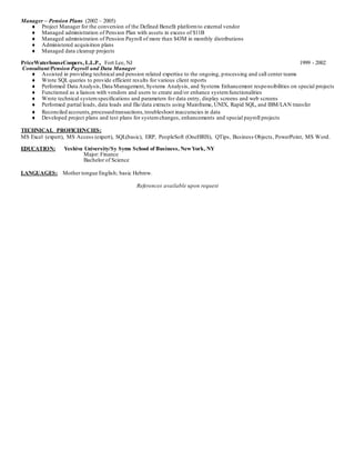 Ola Levy Resume | DOCX