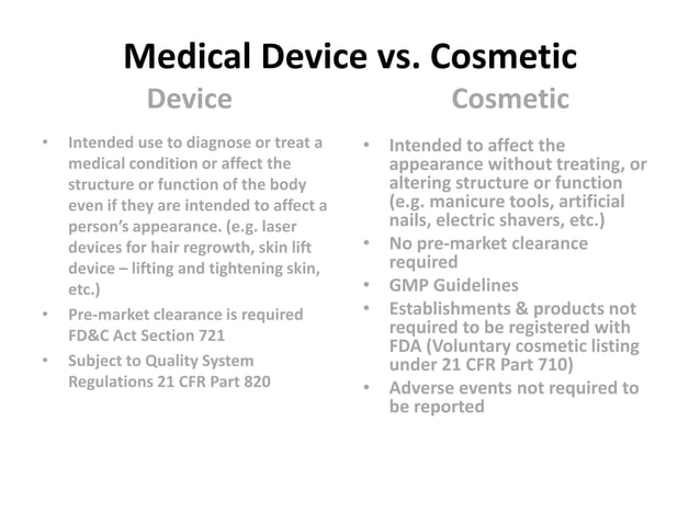 COSMETIC LABELING & CLAIMS | PPTX