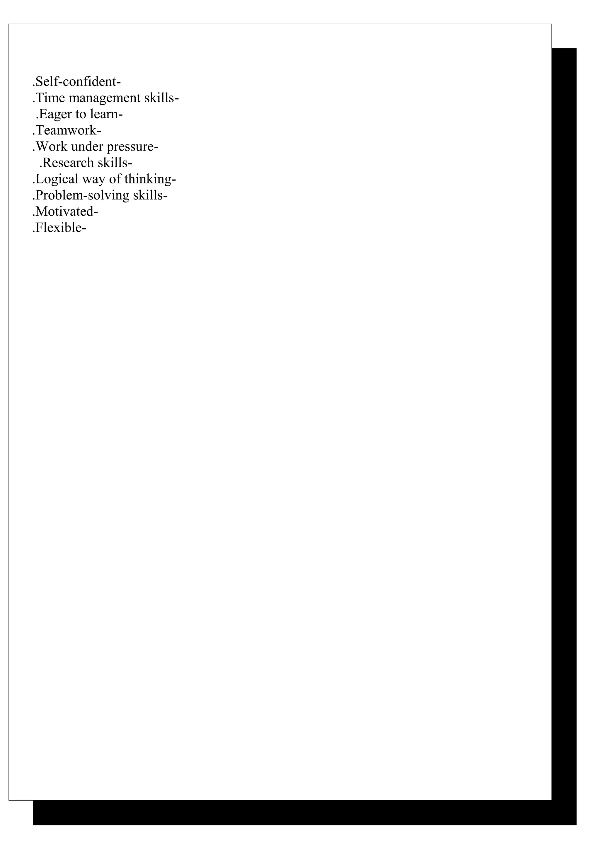 islam cv | DOC