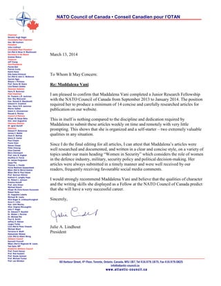 NCC JRF Reference Letter | PDF | Publishing Industry | Industries