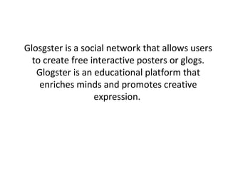 5391 final lesson glogster | PPT