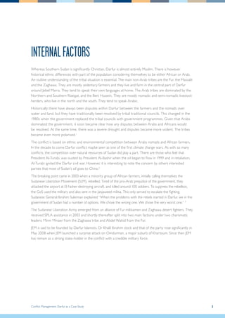 1/2010 Conflict management: Darfur as a case study | PDF